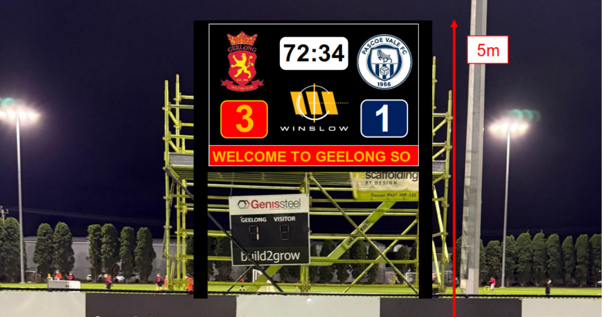 GSC NEW ELECTRONIC SCOREBOARD | Australian Sports Foundation